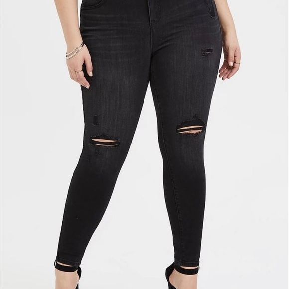 torrid | Jeans | Torrid Premium Denim Bombshell Skinny Jeans Washed ...